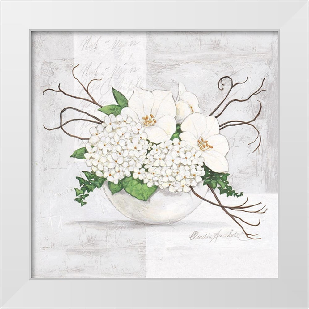 Ancilotti, Claudia 26x26 White Modern Wood Framed Museum Art Print ...
