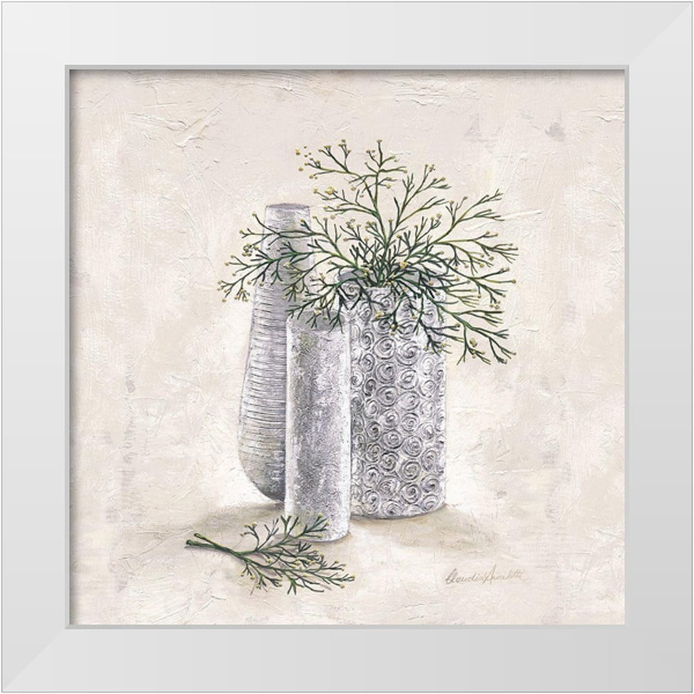 Ancilotti, Claudia 26x26 White Modern Wood Framed Museum Art Print ...