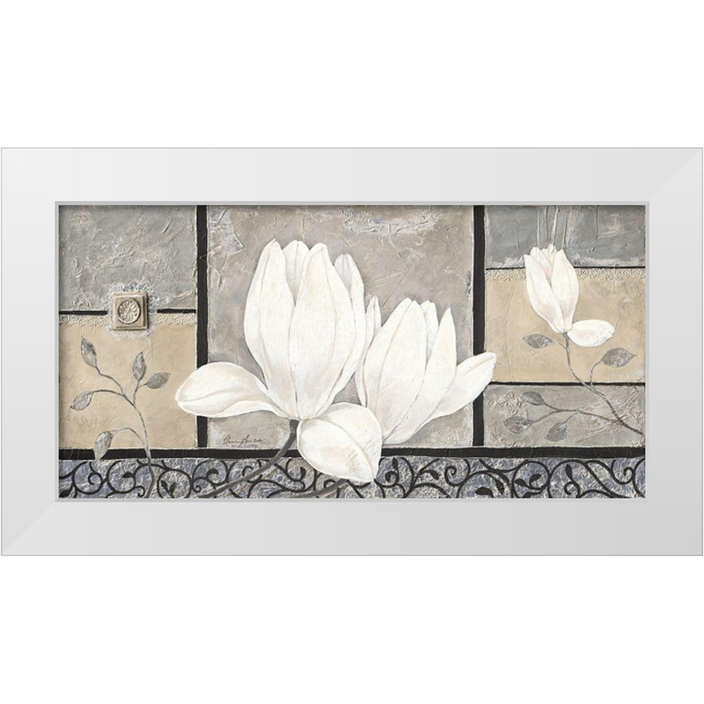 Ancilotti, Claudia 32x18 White Modern Wood Framed Museum Art Print ...