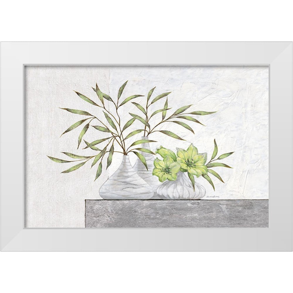 Ancilotti, Claudia 32x23 White Modern Wood Framed Museum Art Print ...