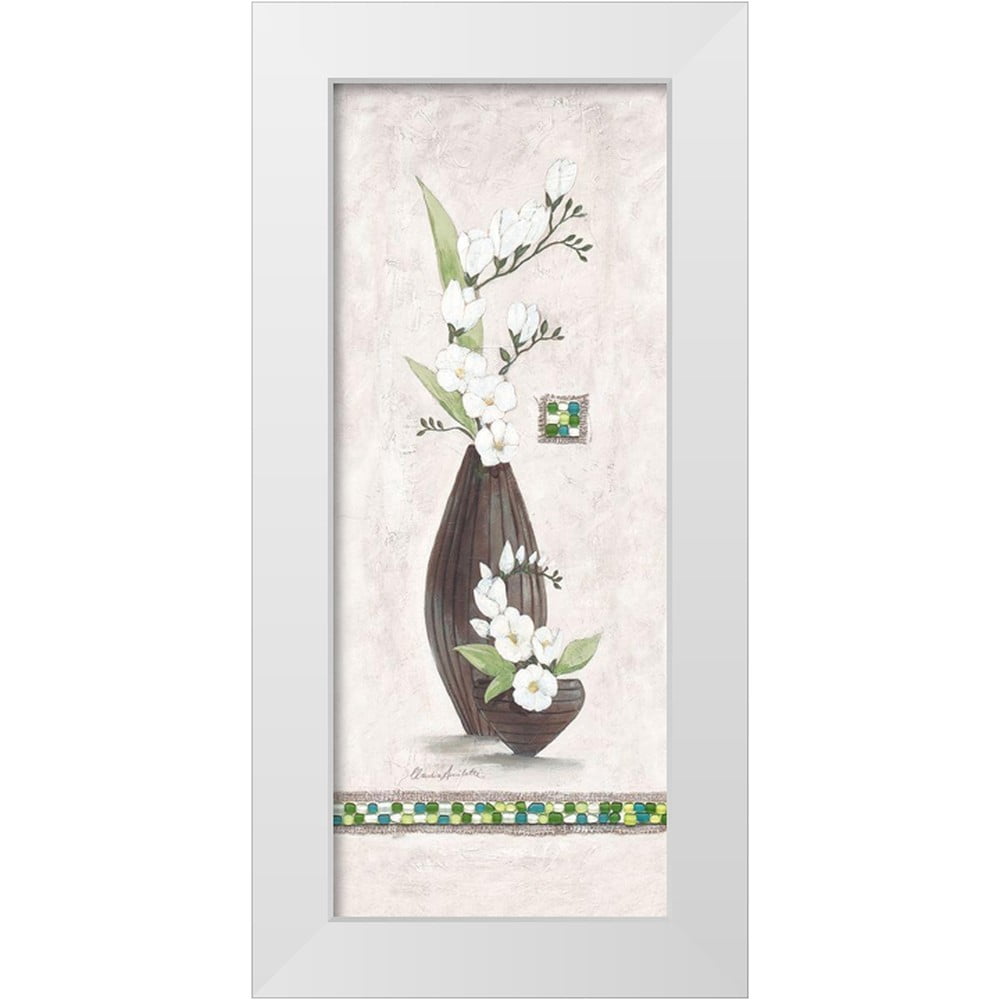 Ancilotti, Claudia 8x14 White Modern Wood Framed Museum Art Print ...