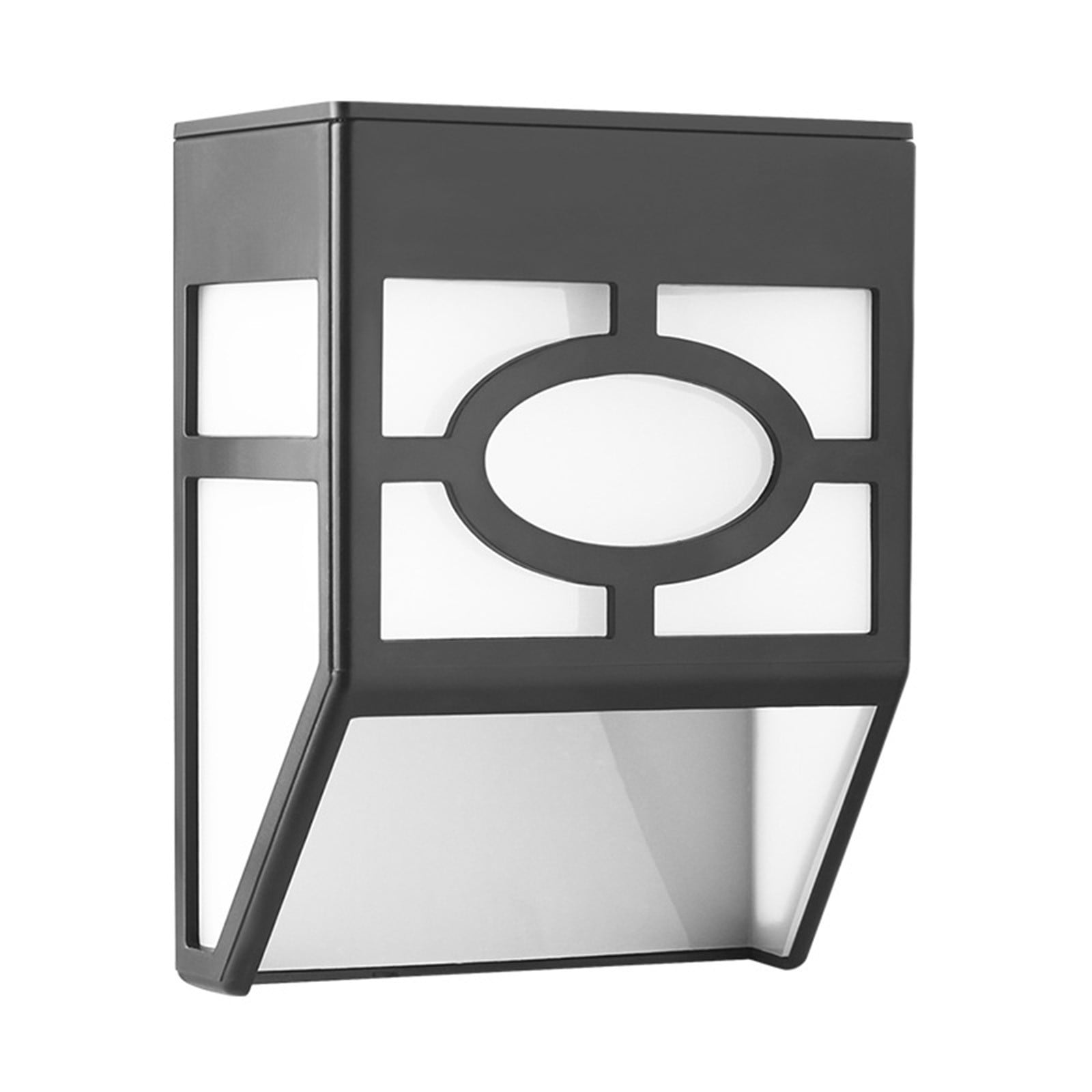 Anckoeil 1Pc Solar Led Decoration Wall Light Fence Courtyard Square ...
