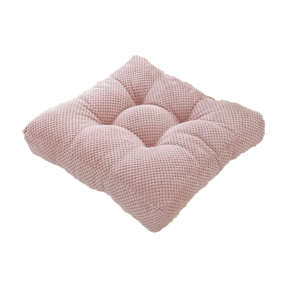 Anckoeil All-Season Corduroy Chair Cushion, 16.54×16.54in Non-Slip Seat ...