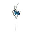 Anckoeil Artificial Flowers Butterfly Stem, Faux Floral Pick with ...
