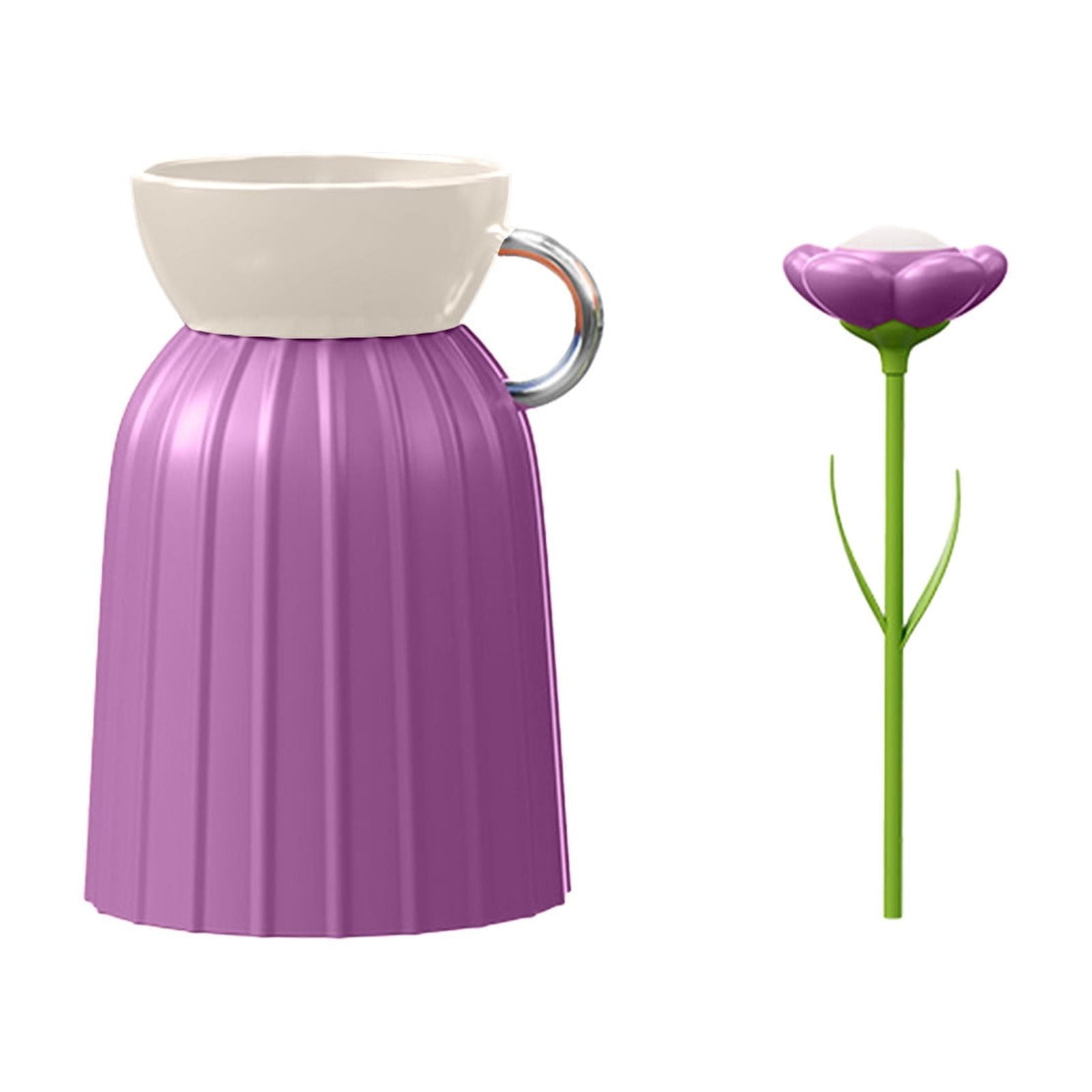 Anckoeil Decorative Lights Unique Wireless Flower Desk Lamp With Vase ...