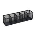 Anckoeil Desktop Organizers, 5 Compartment Metal Mesh Desk Organizer ...