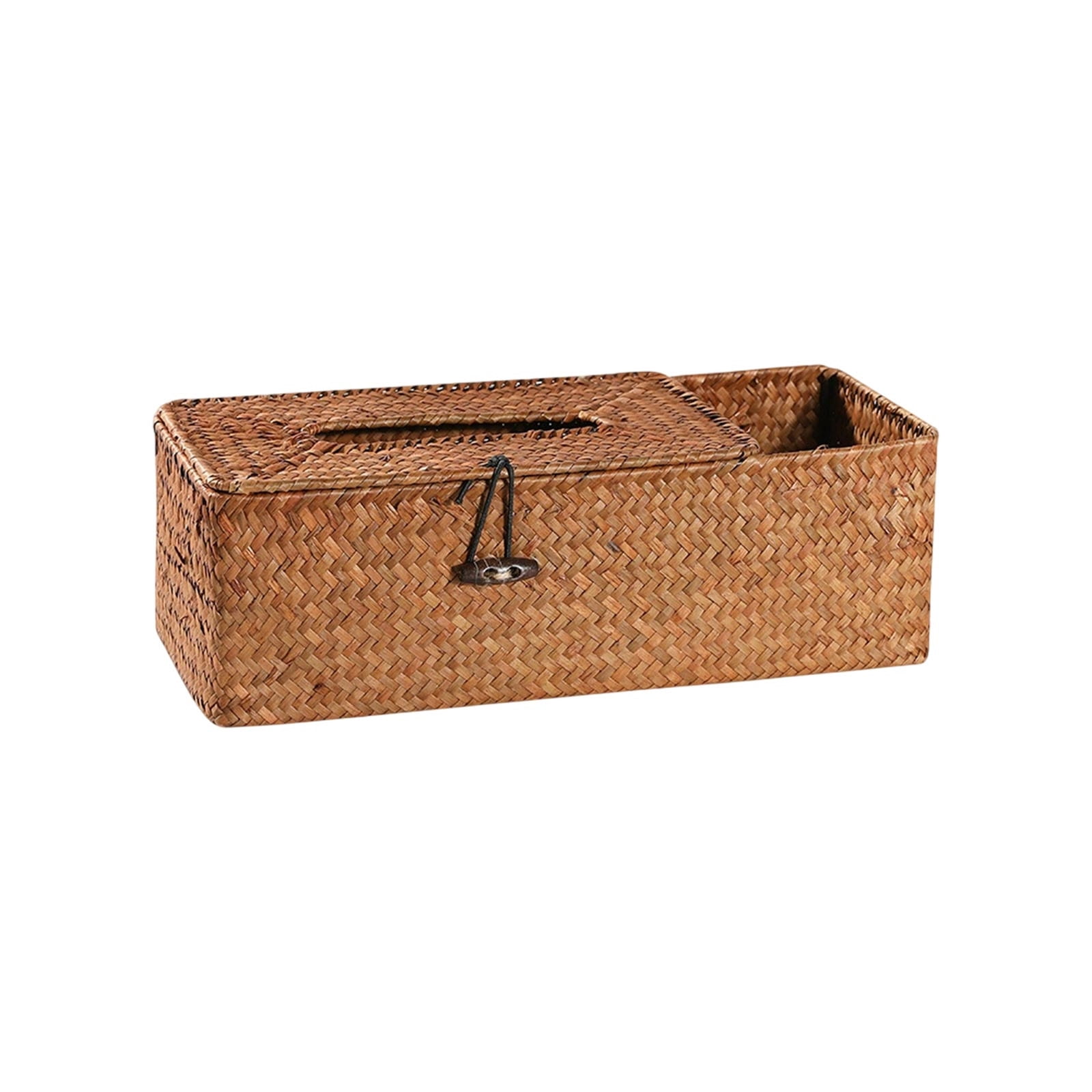 Anckoeil Desktop Organizers, Woven Tissue Box, 2-in-1 Multifunctional ...