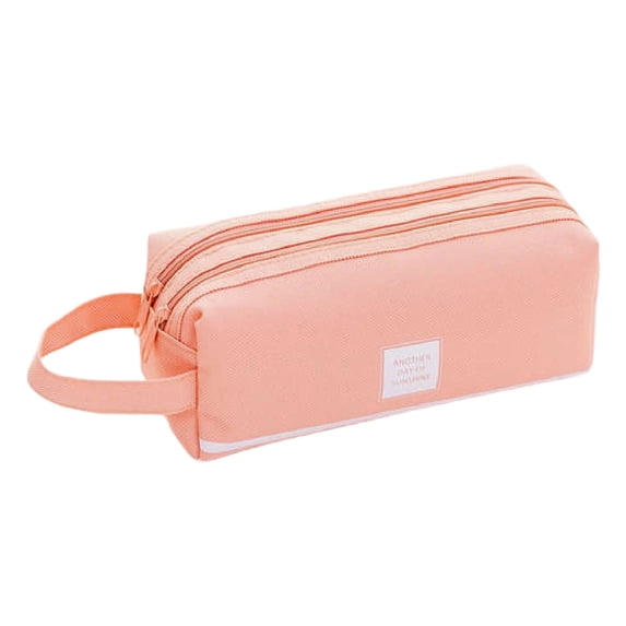 Anckoeil Double Layer Pencil Case, Large Capacity Cloth Storage Pouch ...