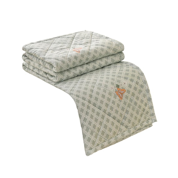 Anckoeil Embossed Velvet Polyester Summer AC Quilt, Lightweight ...