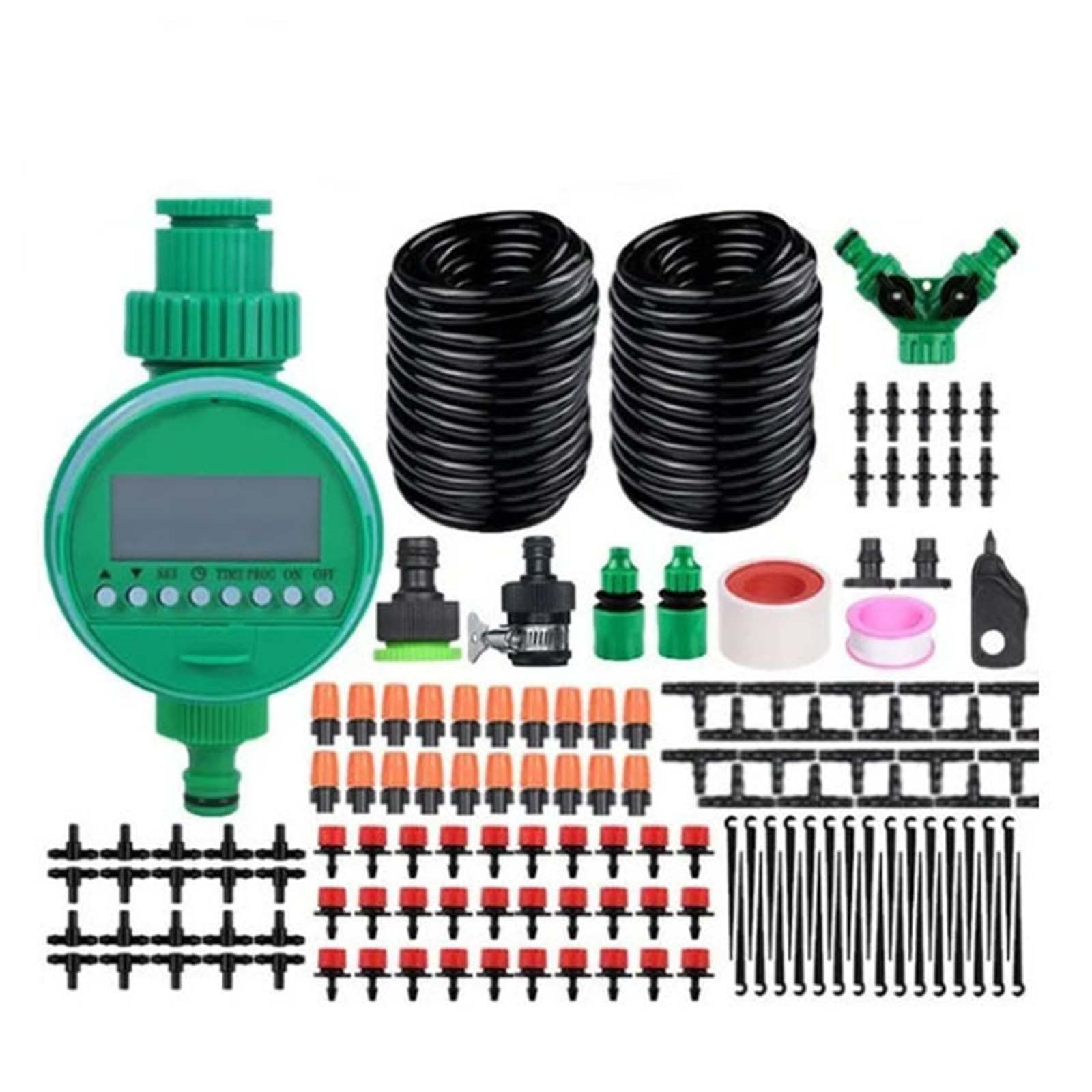 Anckoeil Home Tools Irrigation System Kit Drip Kit Garden Timer Card ...