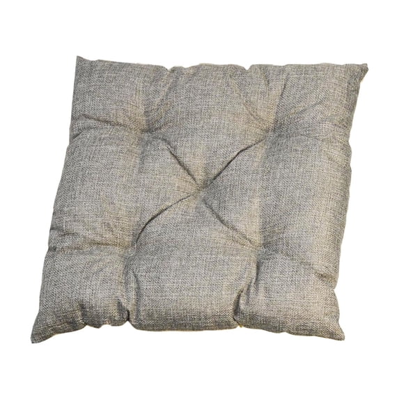 Anckoeil Linen Seat Cushion, Soft Comfortable Padded Chair Pad, Non ...