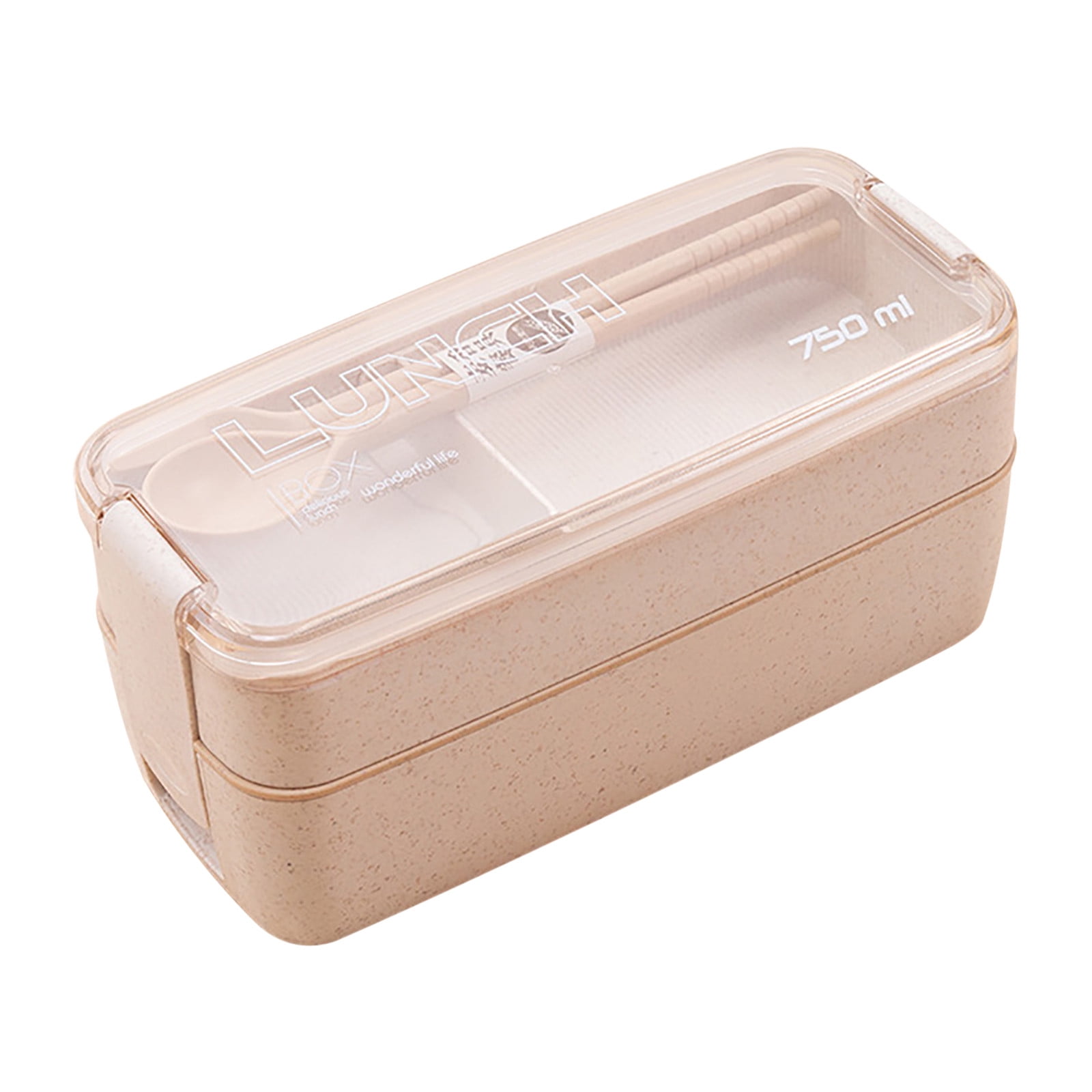 Anckoeil Multi Layered Lunch Box with forks Spoons Tableware Lunch Box ...