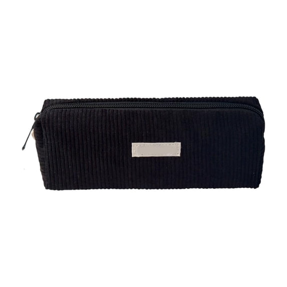 Anckoeil Retro Solid Color Pencil Case, Minimalist Corduroy Texture ...