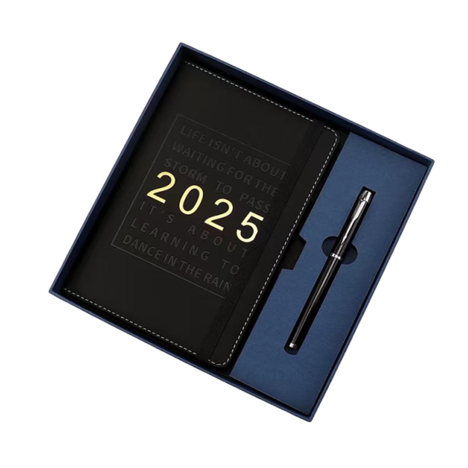 Anckoeil Sales 2025 Calendar Notebook Daily Planner English Calendar ...