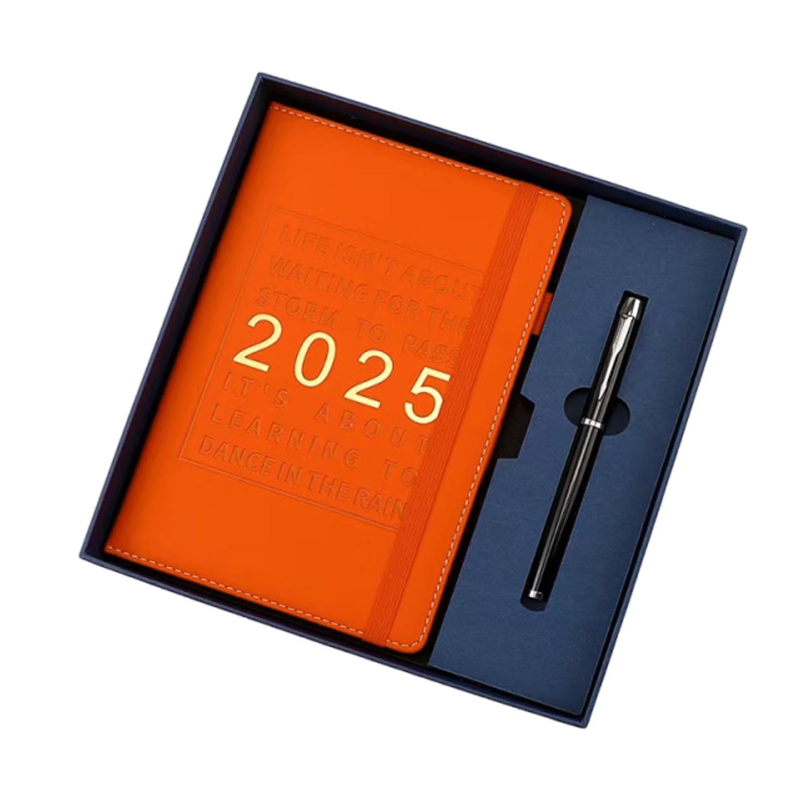 Anckoeil Sales 2025 Calendar Notebook Daily Planner English Calendar ...