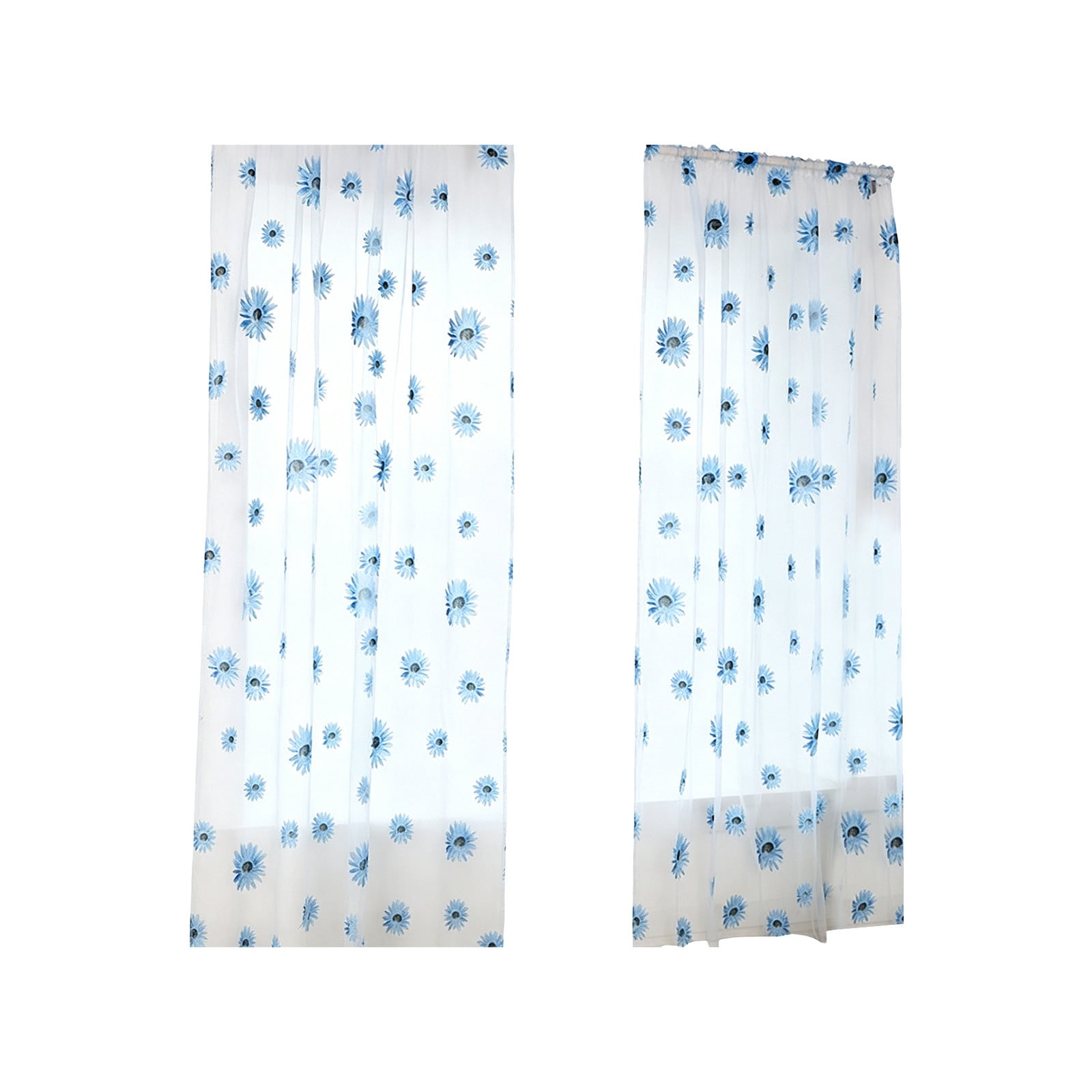 Anckoeil Sheer Voile Outdoor Curtain, Mosquito-Proof Light Filter Airy ...