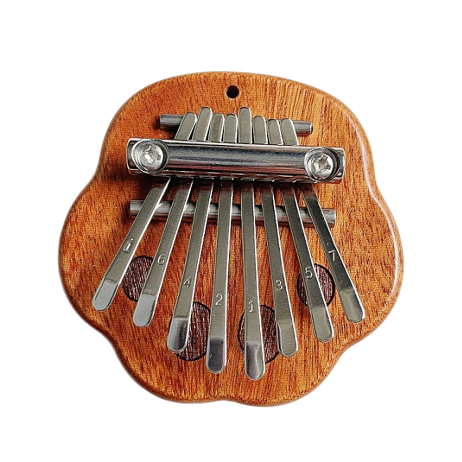 Anckoeil Solid Wood 8-Tone Mini Thumb Piano Musical Instrument Wooden 8 ...