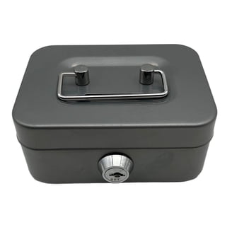 HASACHYL, Cash Box, Green, Locking with Handle, 4.53x3.78x2.28 Inch ...