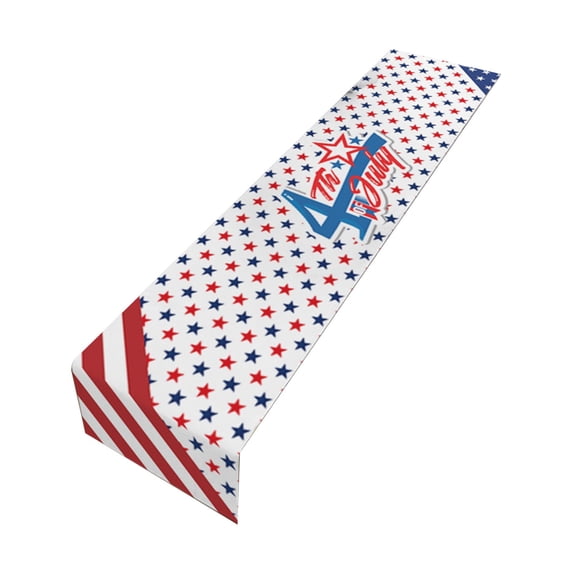 Anckoeil Table Runner, 78.74 x 12.99in Polyester Patriotic Table Decor ...