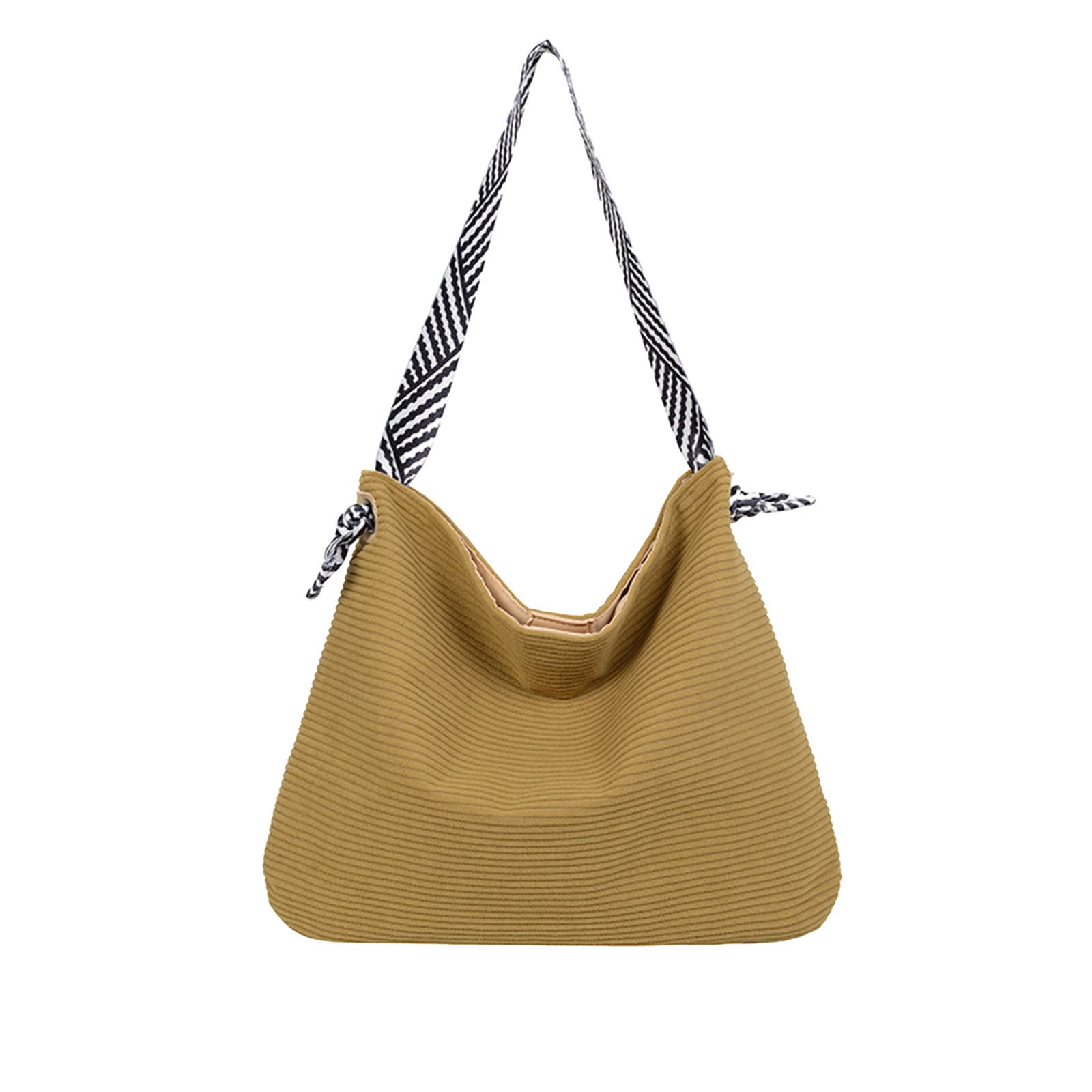 Anckoeil Velvet Tote Bag, Large Capacity Polyester Shoulder & Armpit ...