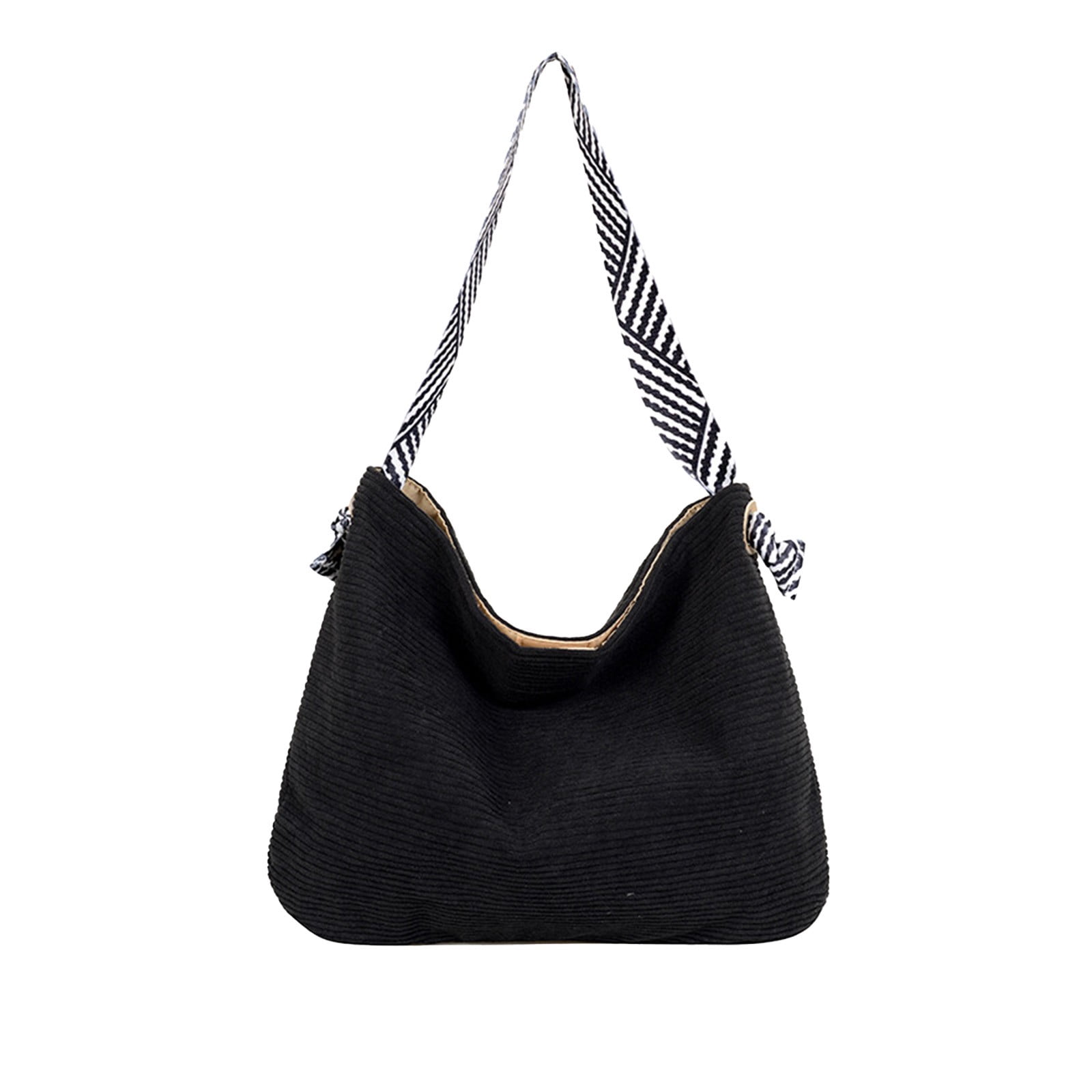 Anckoeil Velvet Tote Bag, Large Capacity Polyester Shoulder & Armpit ...
