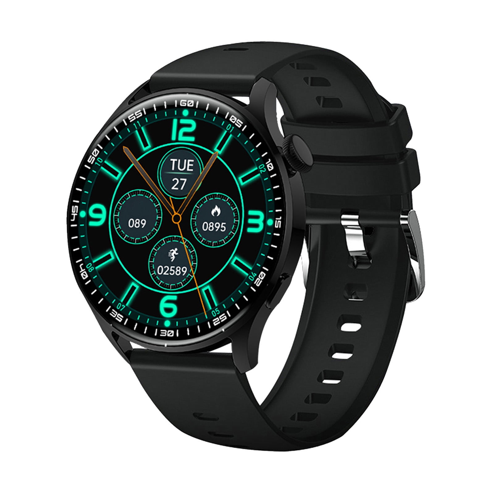 Anckoeil Watch Smart Wearable Watch 1.28-inch HD Round Screen Wireless ...