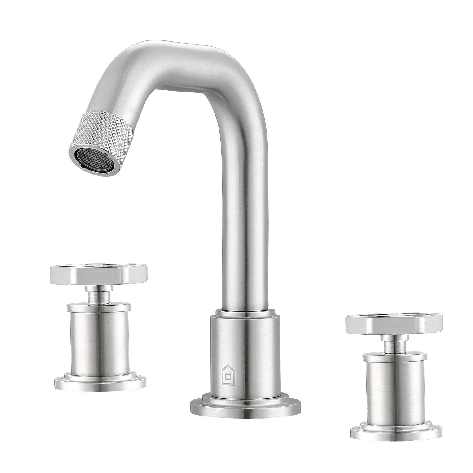 Ancona Industria Widespread Hexagonal Two-Handle 3-Hole Bathroom Faucet ...
