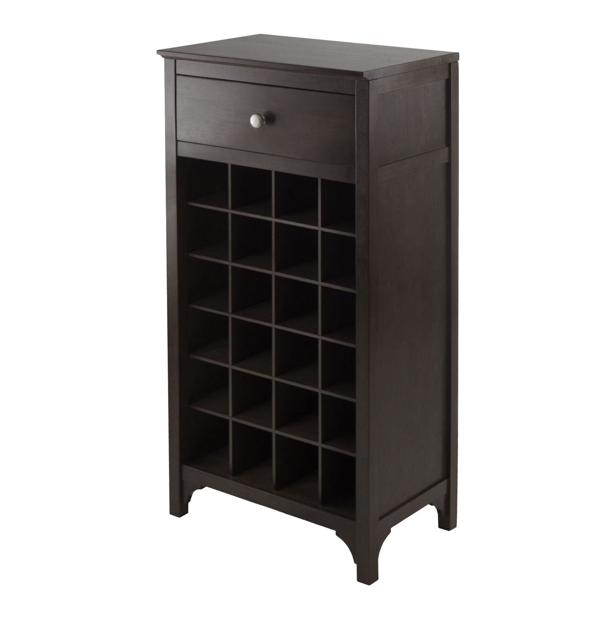 Ancona Modular Wine Cabinet with One Drawer & 24-Bottle - Walmart.com