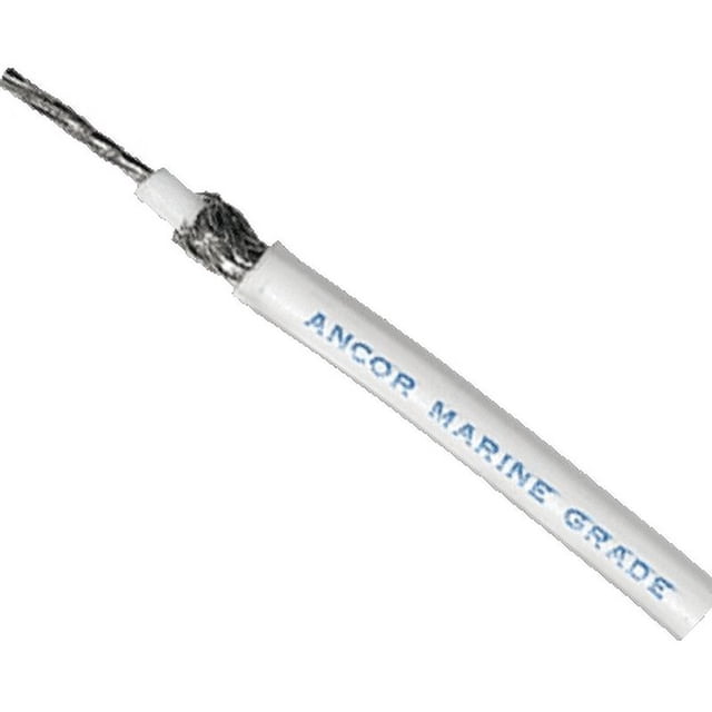 Ancor #151510 Coaxial Cable, 100' RG 8X, Tinned - Walmart Business Supplies