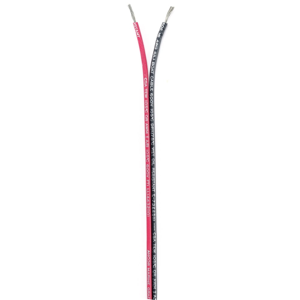 Ancor 153125 Marine Grade Electrical Flat Tinned Ribbon Boat 2-Cable ...