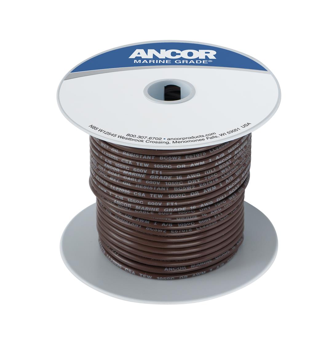 Free Shipping! Ancor Brown 10 AWG Tinned Copper Wire - 100' - Walmart ...