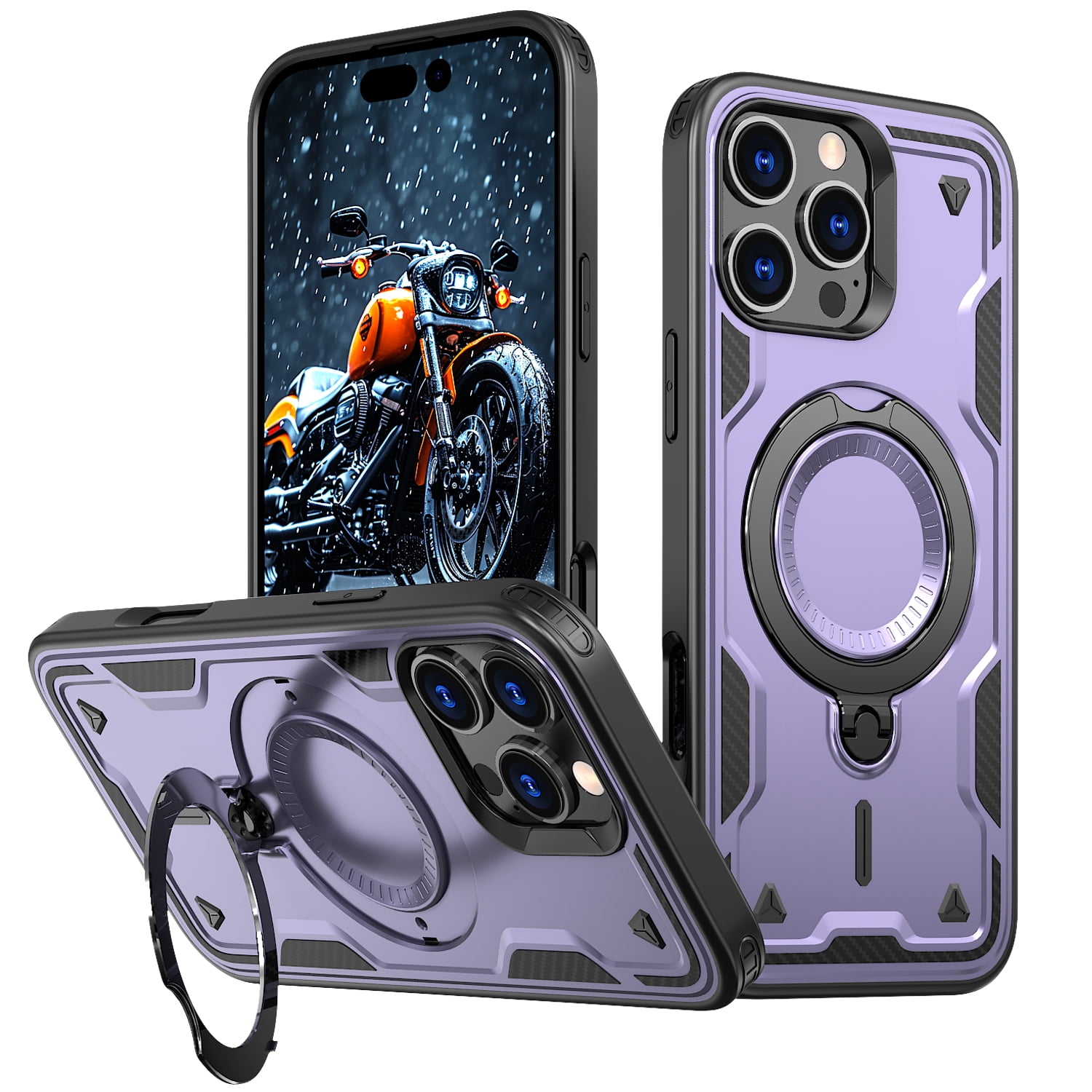 Ancove 360° Rotatable Magnetic for iPhone 13 Pro Max Case , Compatible ...