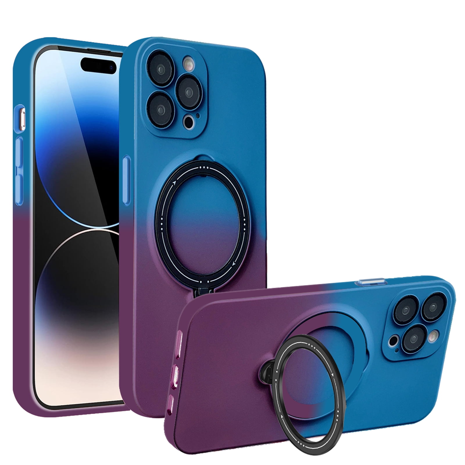 Ancove Compatible with iPhone 13 Pro Magnetic Case, Luxury 360 Rotating ...