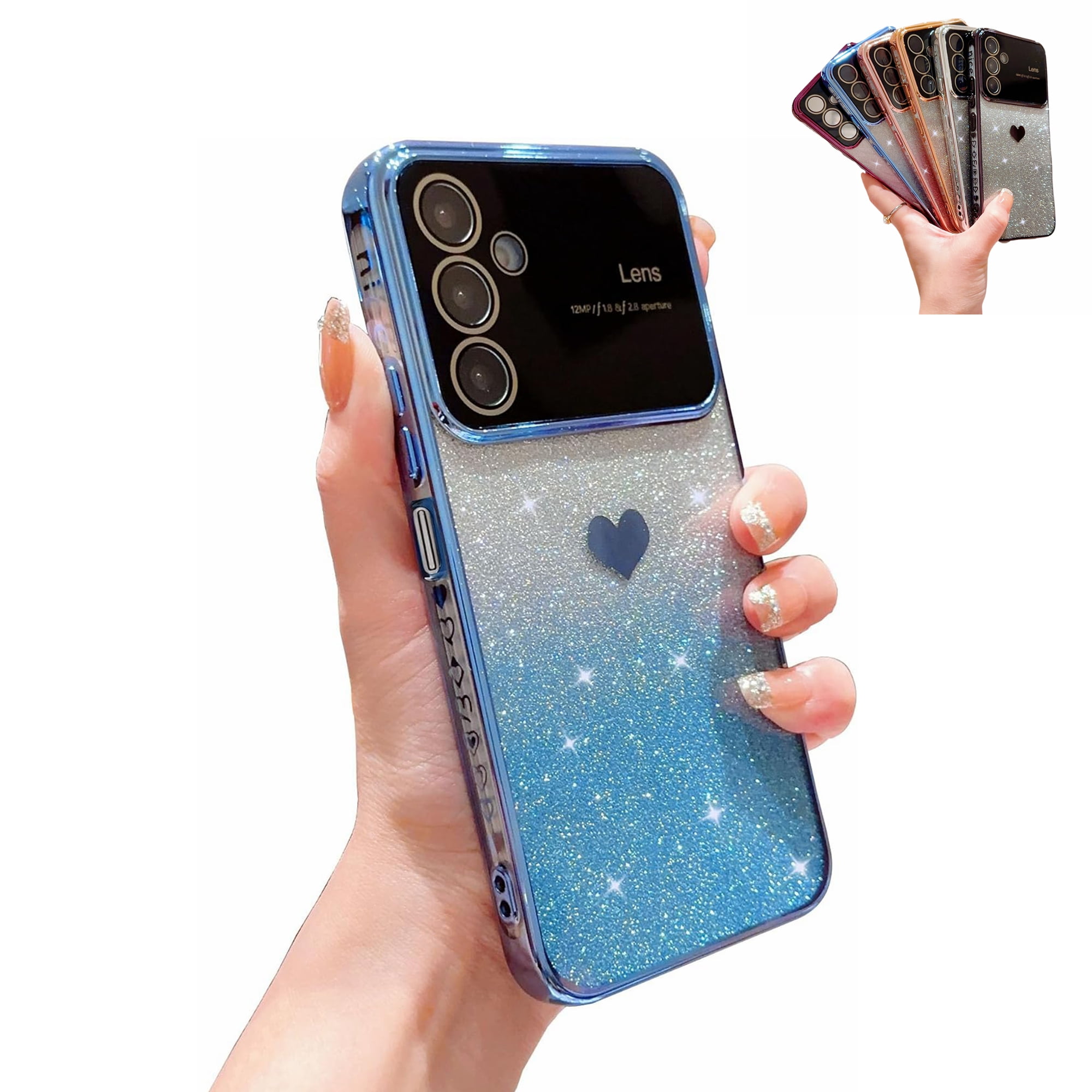 Ancove for Samsung Galaxy A15 Cute Phone Case for Women Girls,Gradient ...