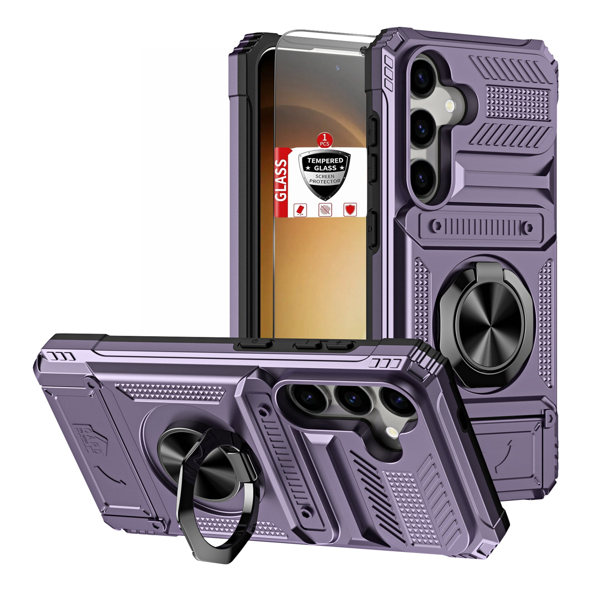 Ancove for Samsung Galaxy A35 5G Armor Case with Screen Protector ...