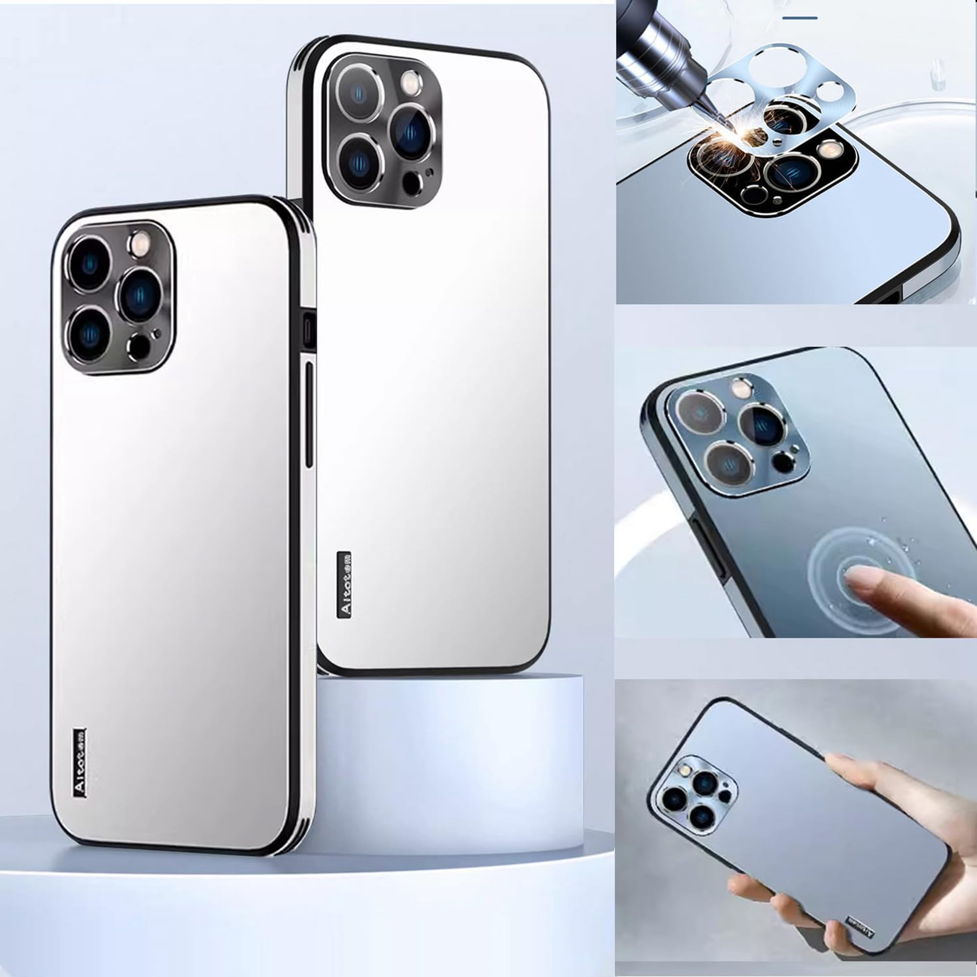 Ancove for Apple iPhone 13 Pro Max Hard PC Case,Shockproof New Frosted ...