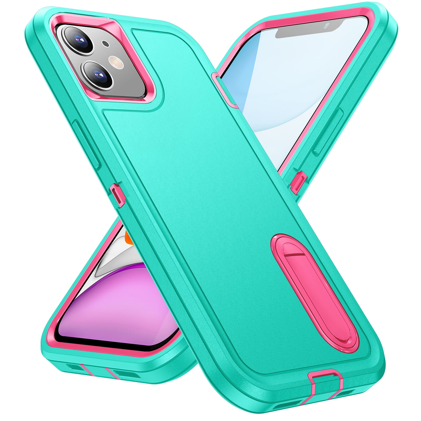 Ancove for iPhone 11 Rugged Case with Kickstand,Shockproof Heavy Duty ...