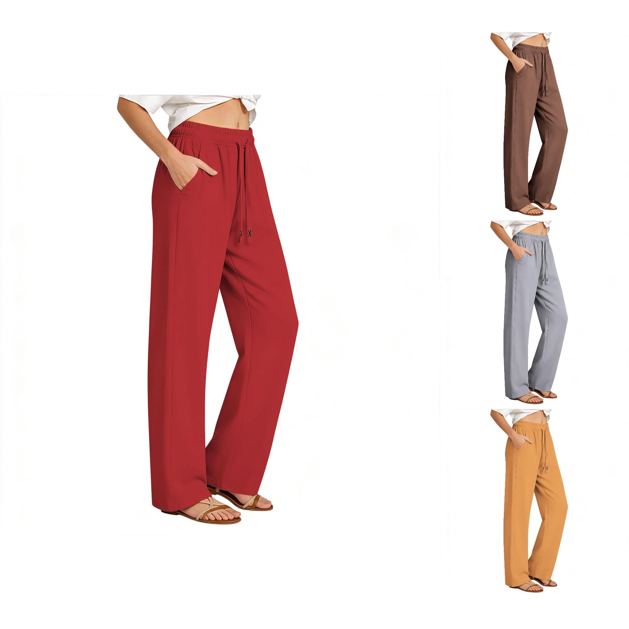And Casual Solid Color Loose Sweatpants Cool Sports Trousers Loose Wide ...