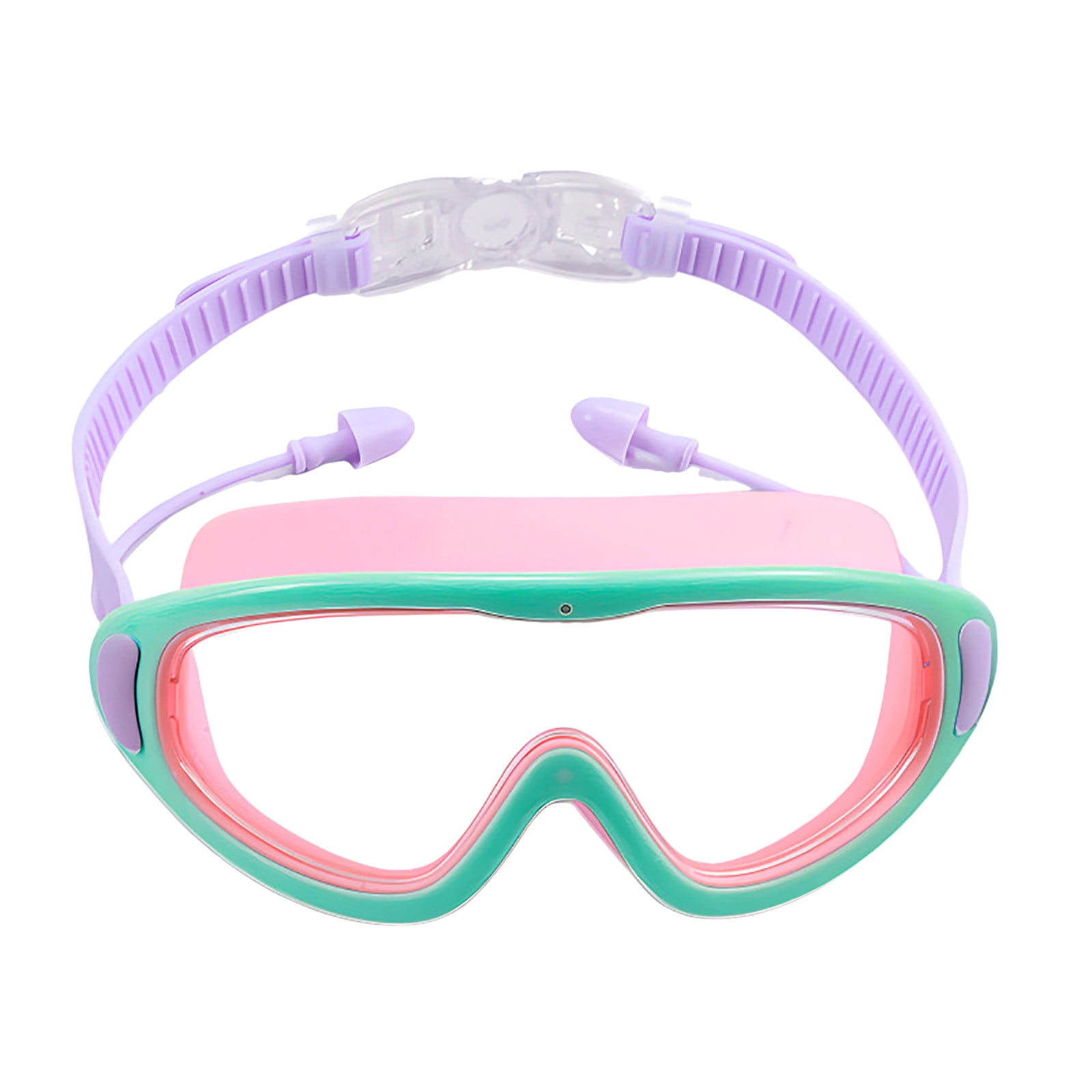 And Fog Silicone Earplugs One Big Frame Swimming Goggles For Boys And ...