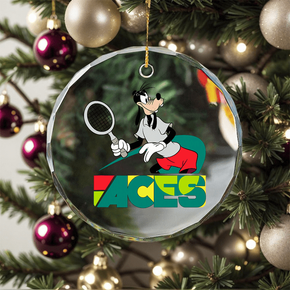 And Friends Aces Goofy Goof Tennis Player Ornament, Home Decor, Crystal ...