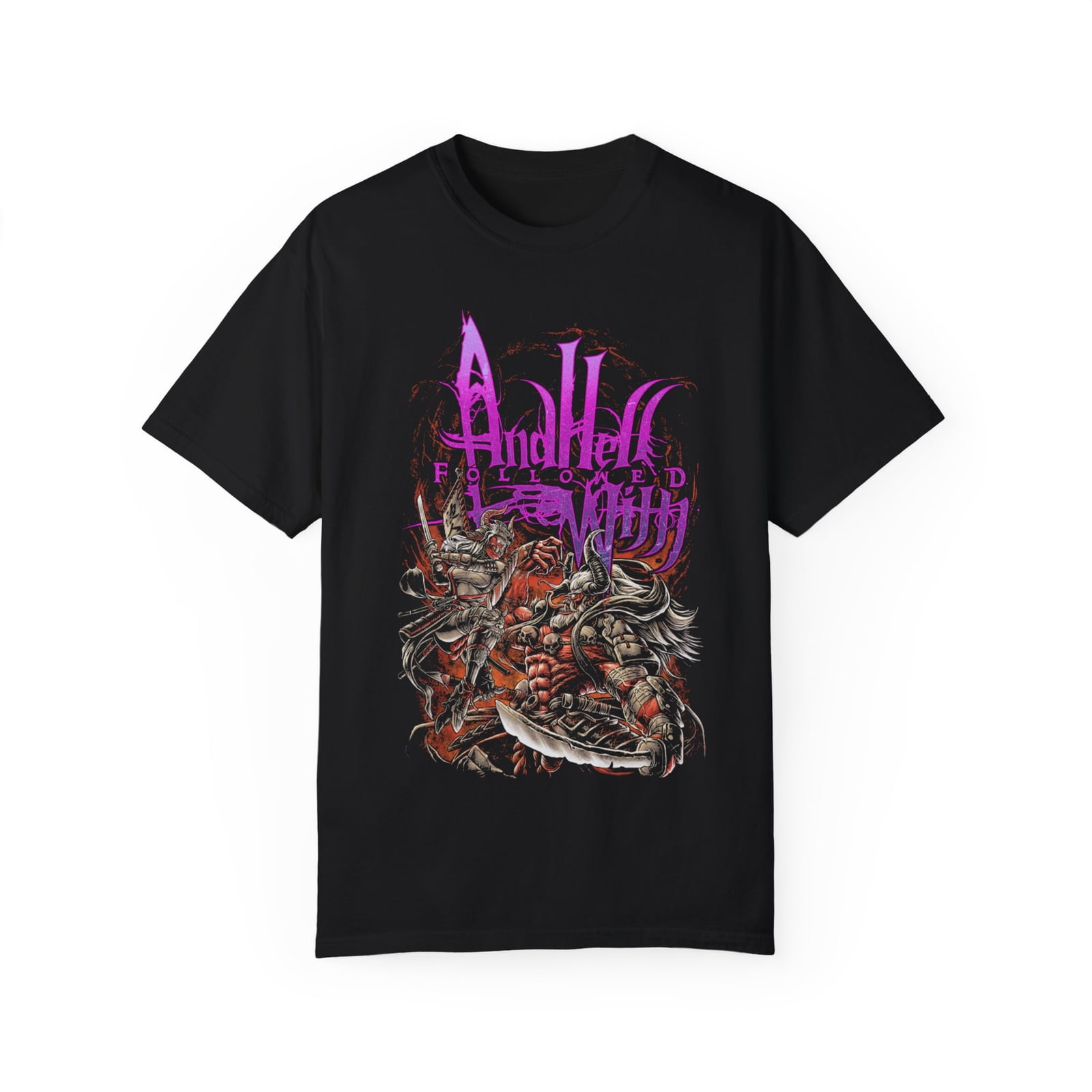 And Hell Followed With | Deathcore Merch | Samurai Oni Shirt - Walmart.com