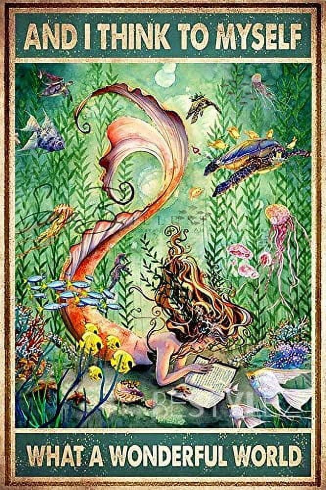 And I Think To Myself Sign - Positive Motivational Encouragement Gifts ...