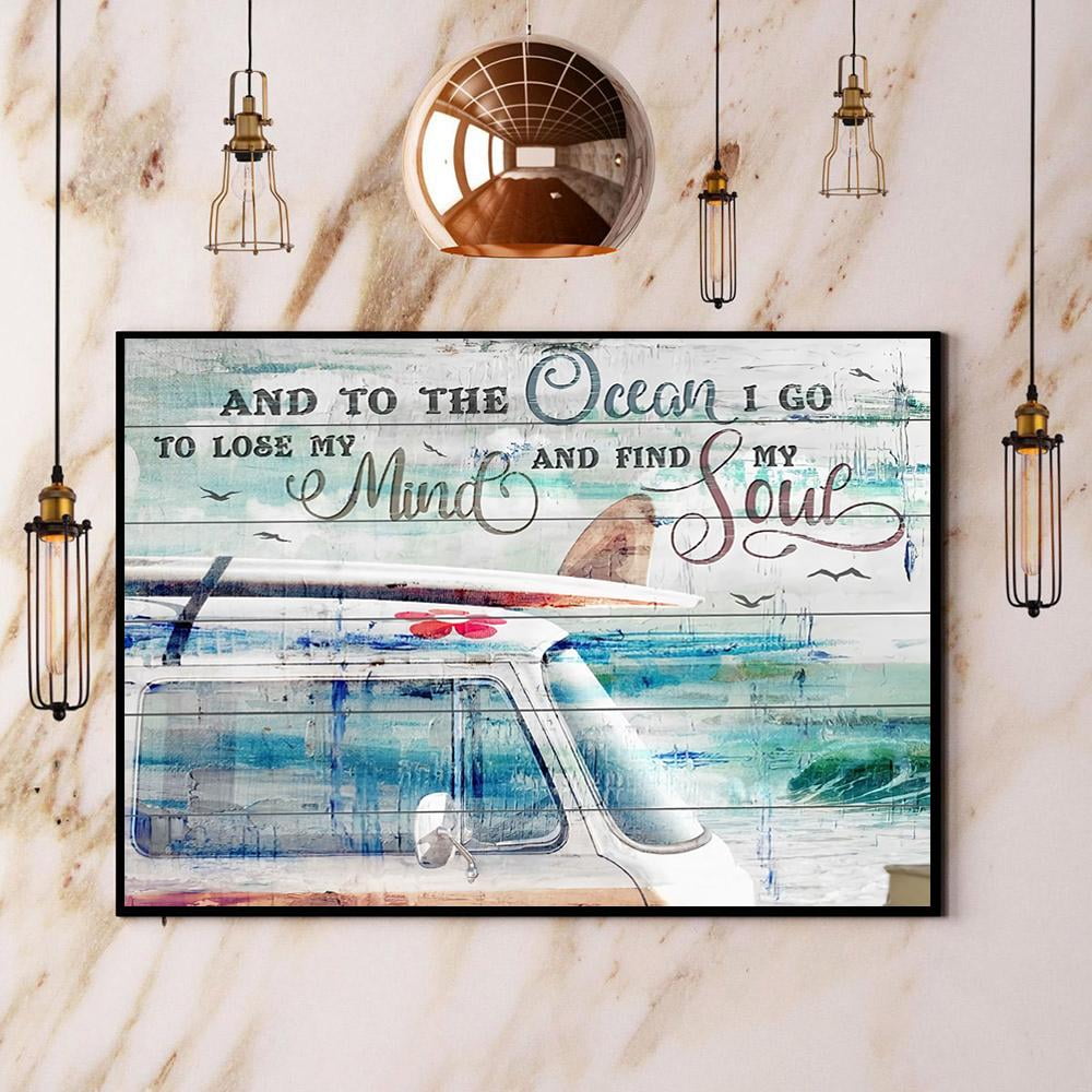 And Into The Ocean I Go To Lose My Mind And Find My Soul Paper Poster ...