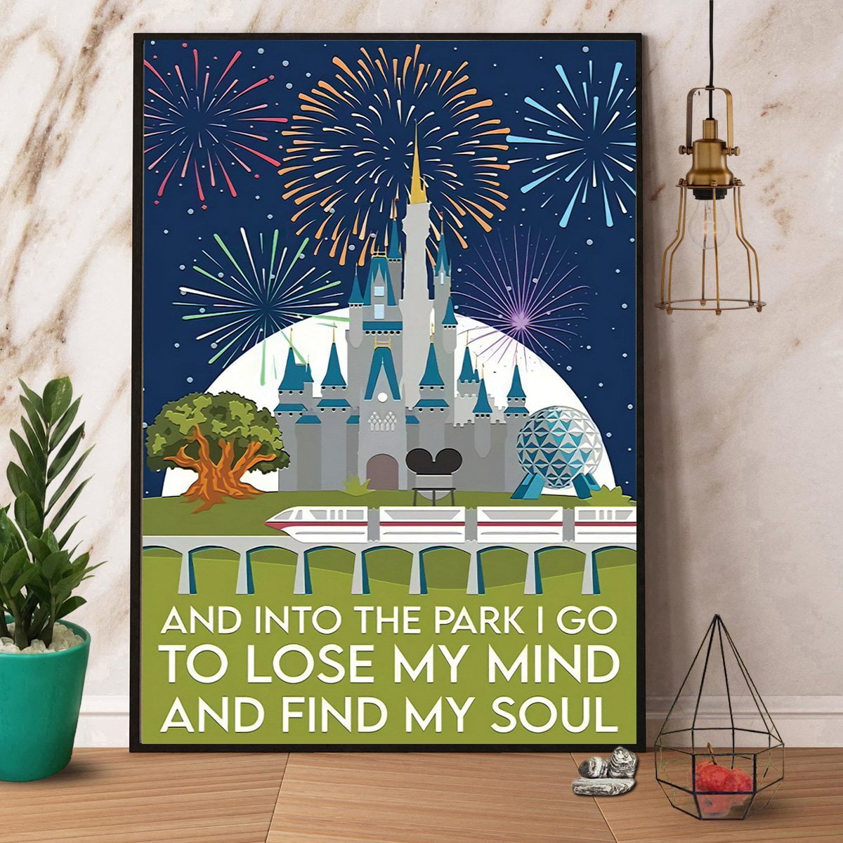 And Into The Park I Go To Lose My Mind Paper Poster No Frame Matte Wall ...