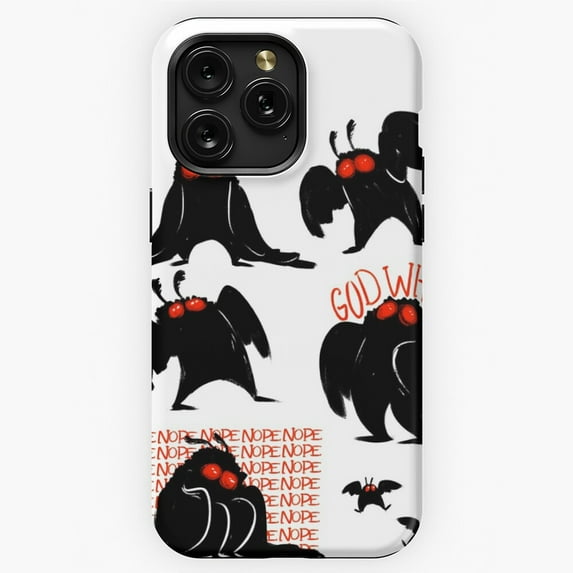 And It’s Mothman Funny Monster Cryptid Design iPhone Case 17 16 15 14 ...