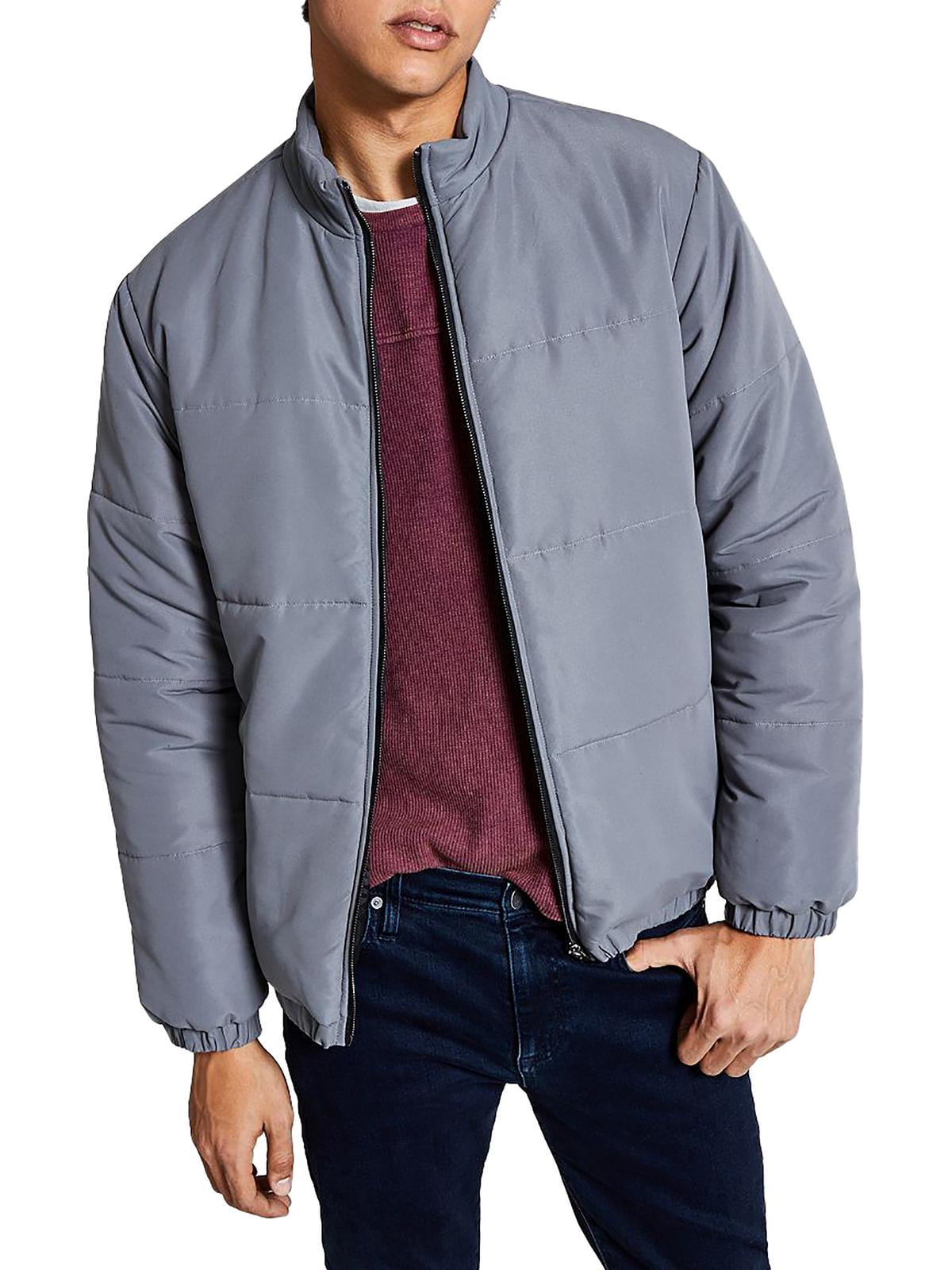 And Now This Men's Quilted Puffer Jacket (L, Quiet Shade) - Walmart.com