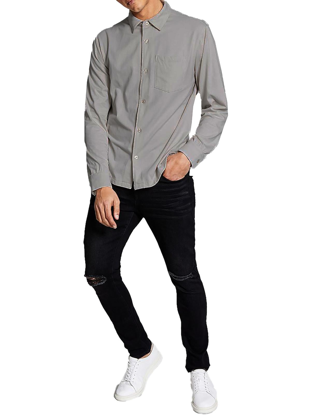 And Now This Mens Classic Fit Collared Button-Down Shirt - Walmart.com