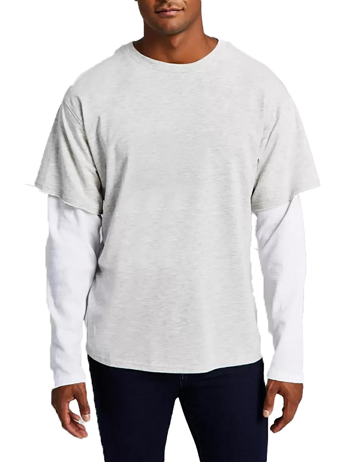 And Now This Mens Layered Oversized T-Shirt - Walmart.com