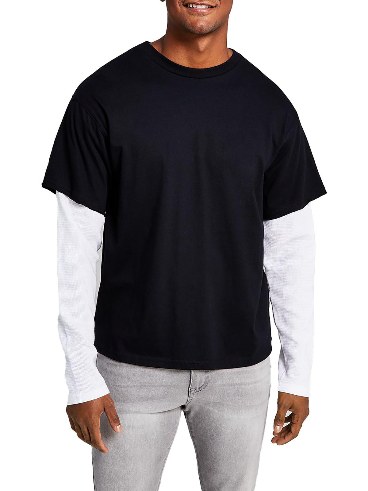 And Now This Mens Layered Oversized T-Shirt - Walmart.com