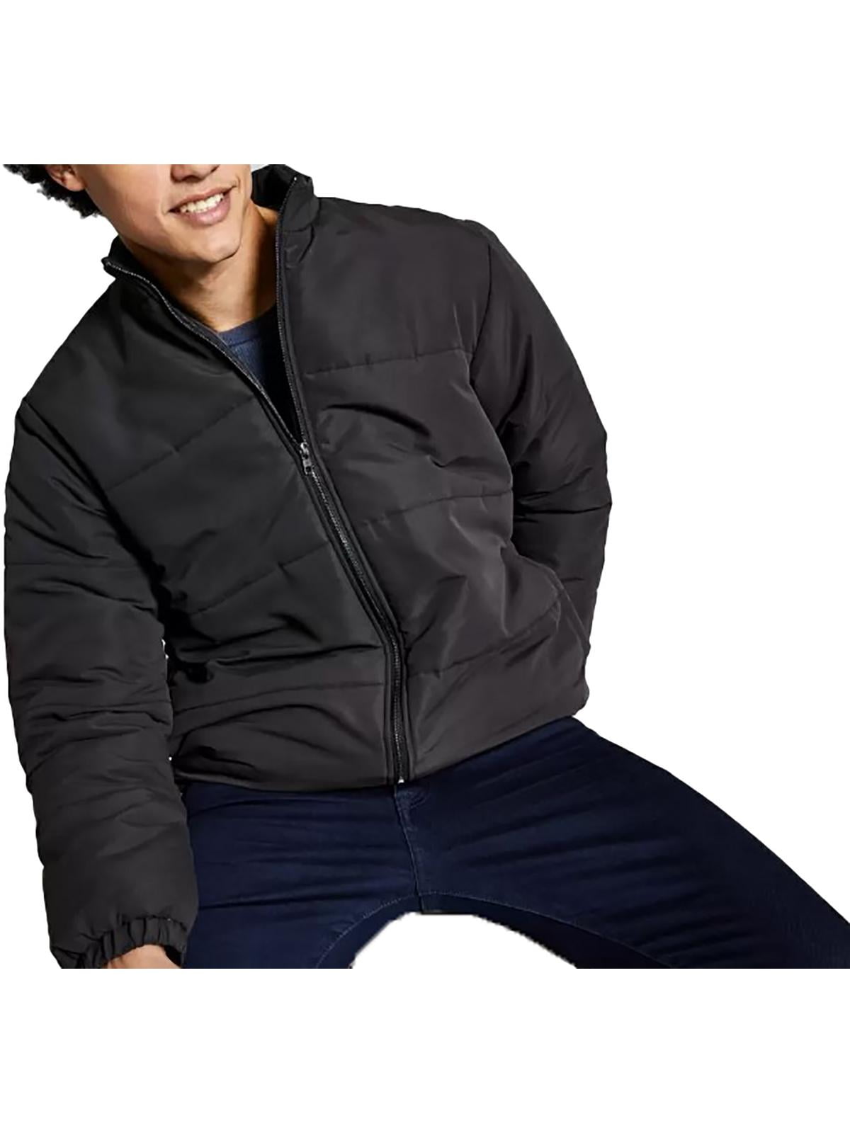And Now This Mens Short Cold Weather Puffer Jacket - Walmart.com
